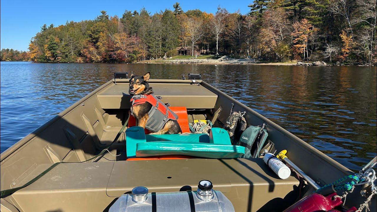 Otis, Reservoir. Fall boat ride. October 19 2024 - YouTube