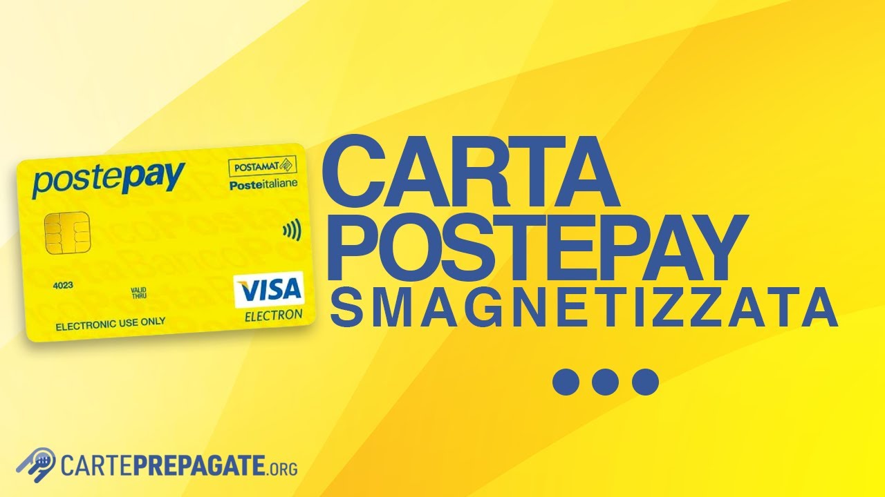 Carta PostePay (Poste Italiane) smagnetizzata: cosa faccio? Consigli ...
