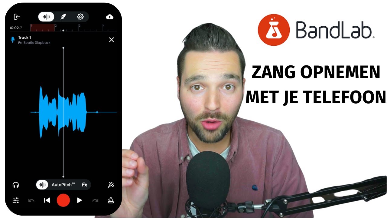 Zang opnemen met je smartphone!? (Bandlab iPhone/Android App) - YouTube