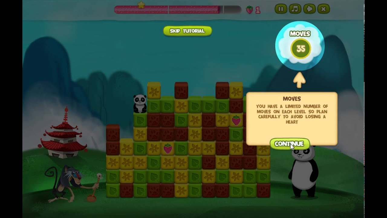 Panda Jam Level 1-1 - YouTube