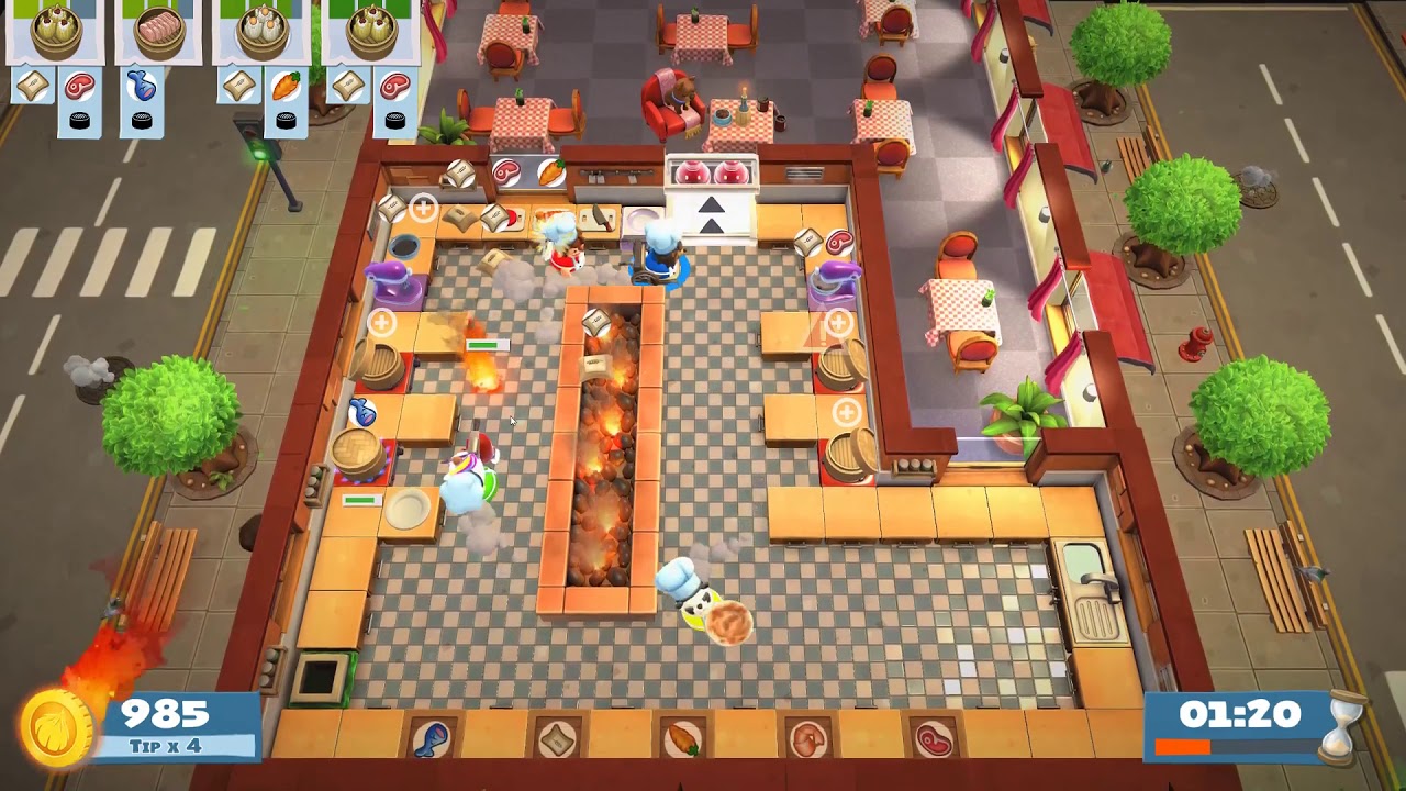 Overcooked 2 - Four Star Struggles | Kevin 4 | 4 Players 4 Stars - YouTube