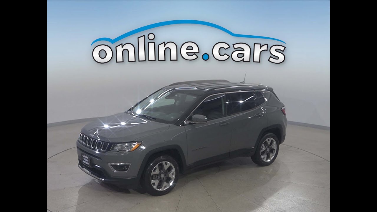 A56628AA Used 2021 Jeep Compass Gray SUV Test Drive, Review, For Sale ...