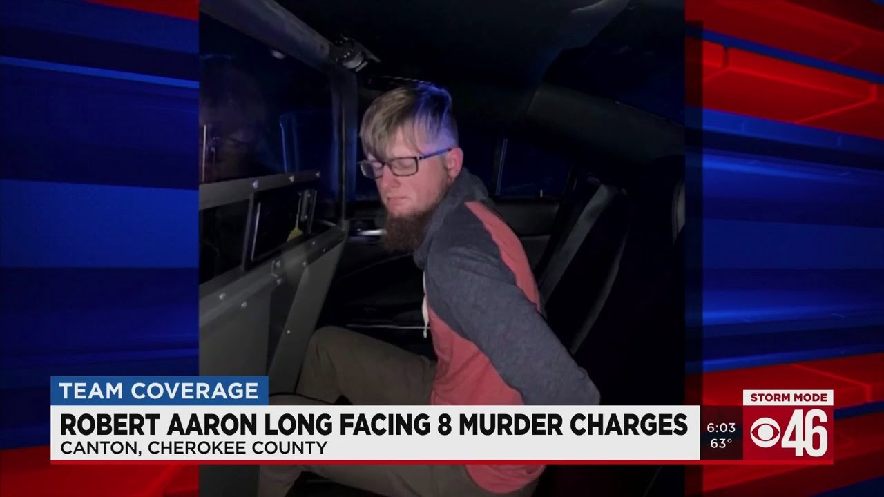 Robert Aaron Long facing 8 murder charges - YouTube