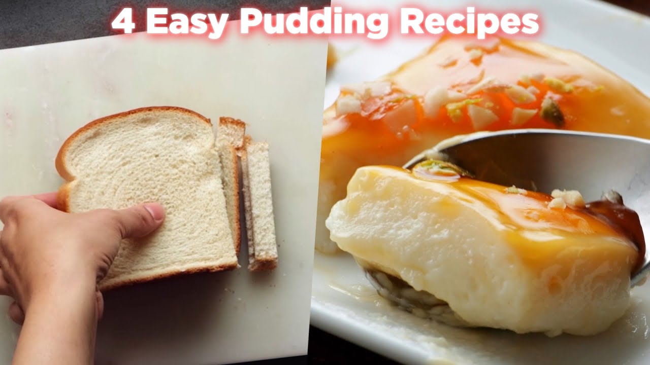 4 Easy Milk Pudding Recipes for Beginners - YouTube