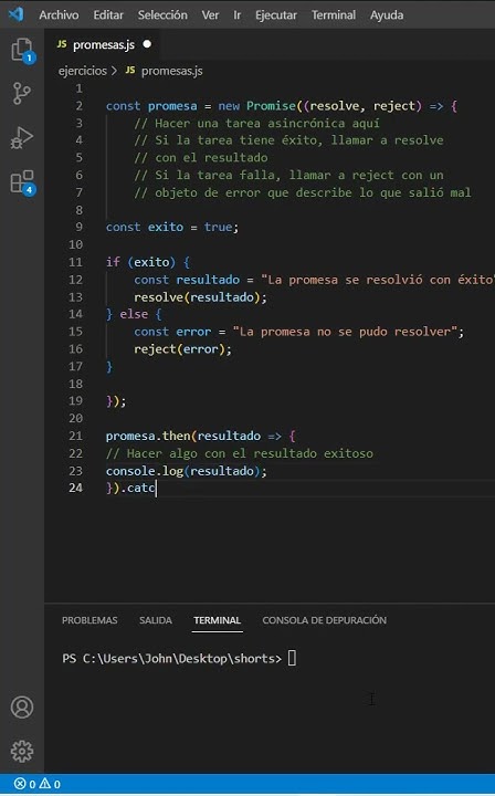 ¿qué Son Las Promesas En Javascript Y Cómo Pueden Ayudarte En Tus Proyectos Shorts Javascriptemk 7120