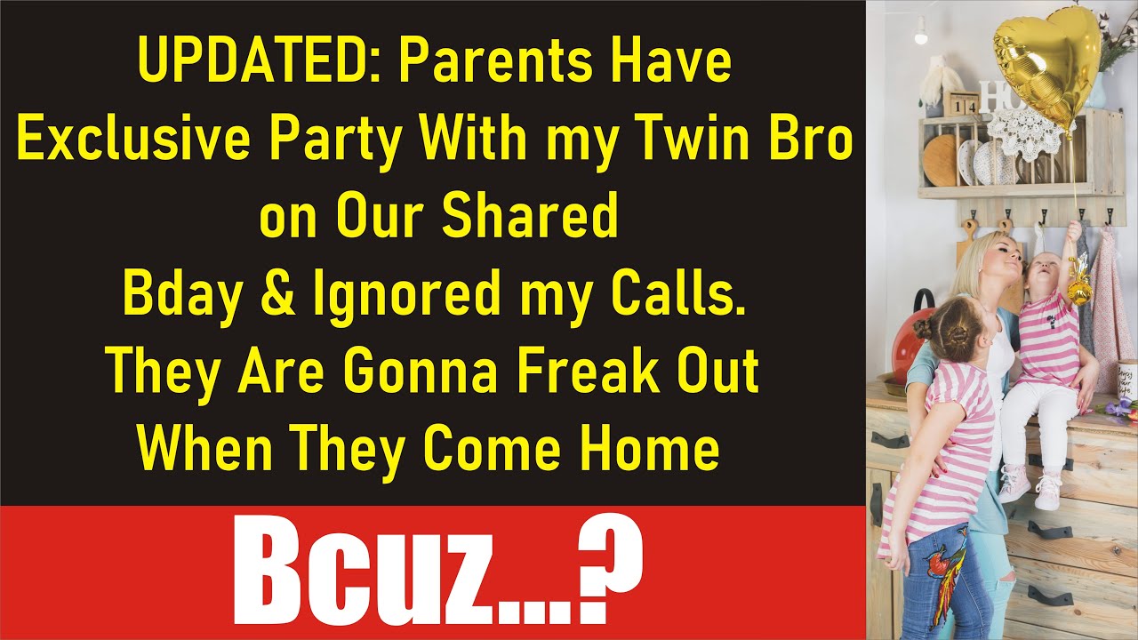 "Parents' Shocking Party Surprise: Brother Celebrates Our Shared ...