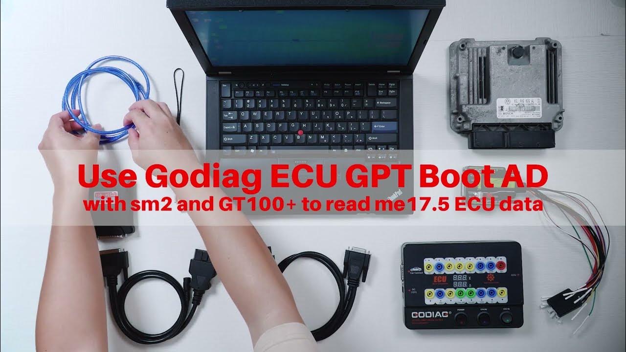 Using Godiag ECU GPT Boot AD with sm2 and GT100+ to read me17 5 ECU ...