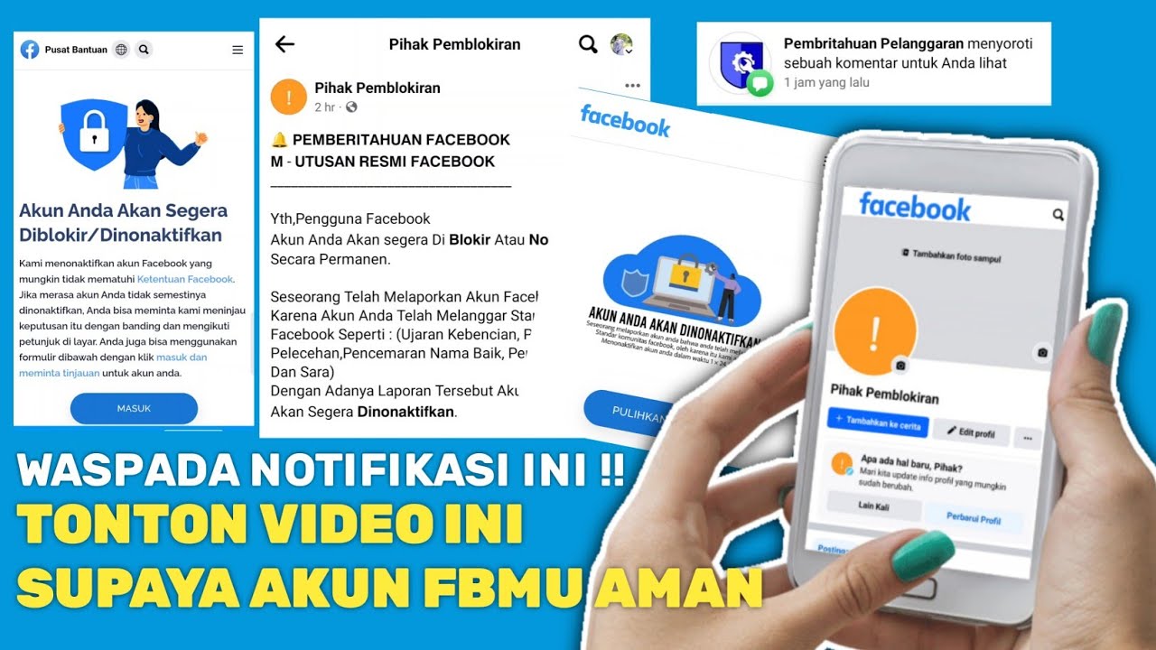 Peringatan Pemblokiran Facebook, Notifikasi Pemblokiran FB apakah benar ...