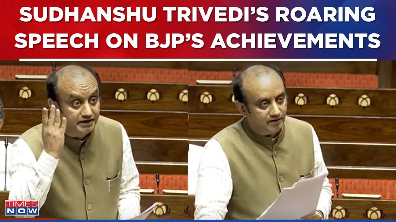 Sudhanshu Trivedi Eye-Opening Speech In Parliament, Lists 'Proud ...