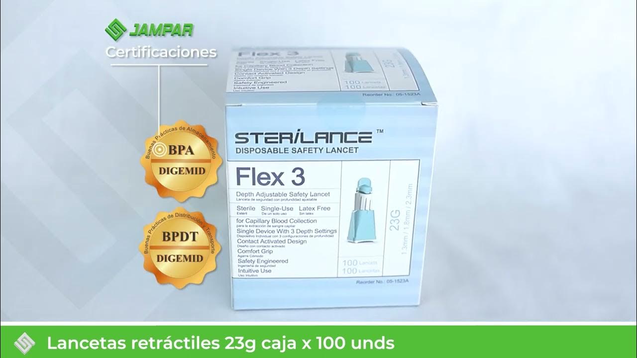 LANCETAS RETRACTILES 3 NIVELES - YouTube