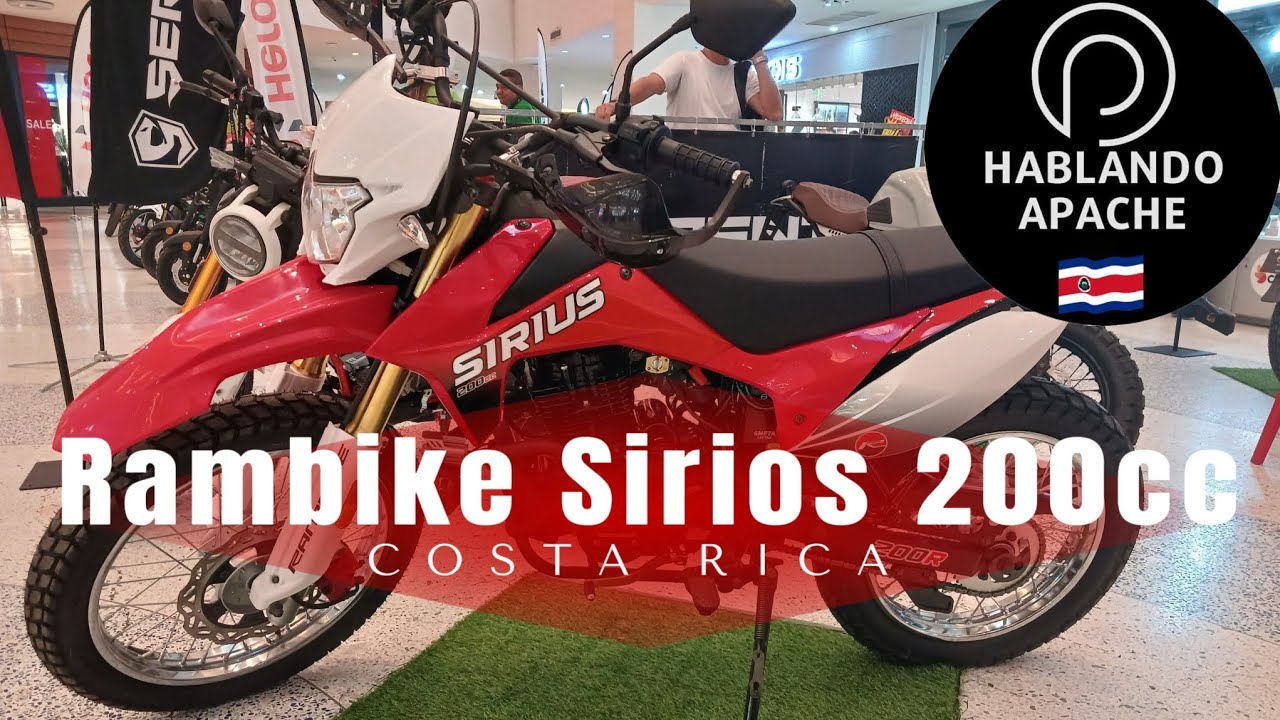 Rambike Sirius 200 ficha técnica,precio Costa Rica - YouTube