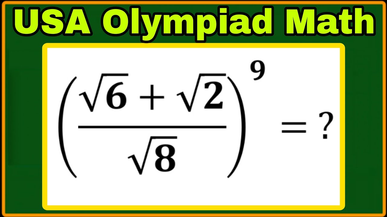 USA| A Heart Touching Algebra Olympiad Math Problem| Brain Buster Math ...