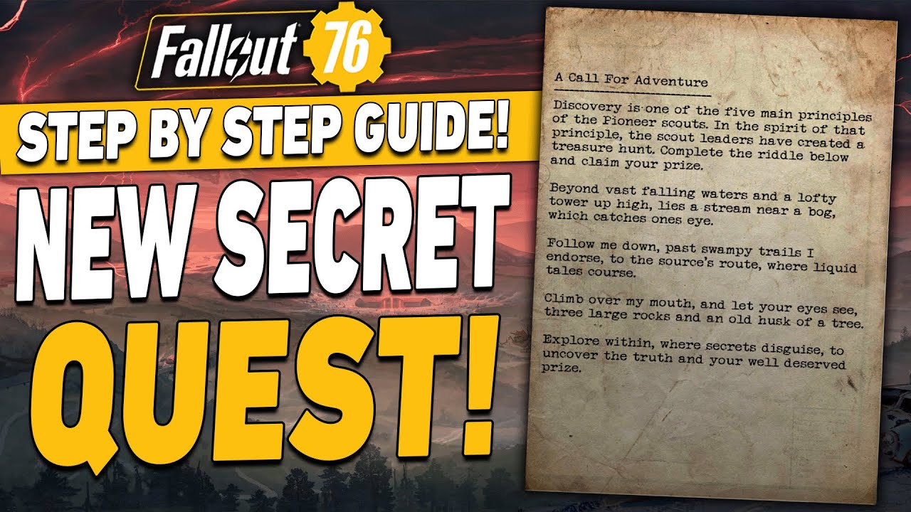 NEW Secret Quest Added to Fallout 76! - YouTube