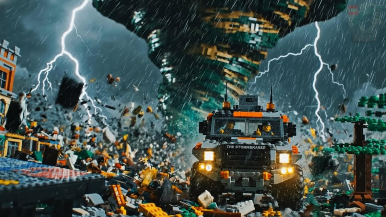 LEGO Tornado Hunter — Chasing the Monster Twister #lego #legostopmotion ...