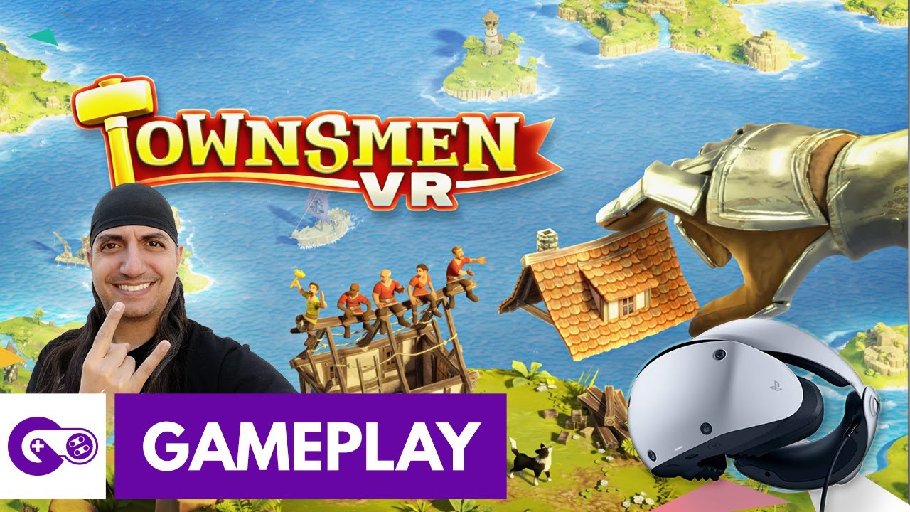 As primeiras impressões de Townsmen VR【no PlayStation VR2】- Gameplay ...