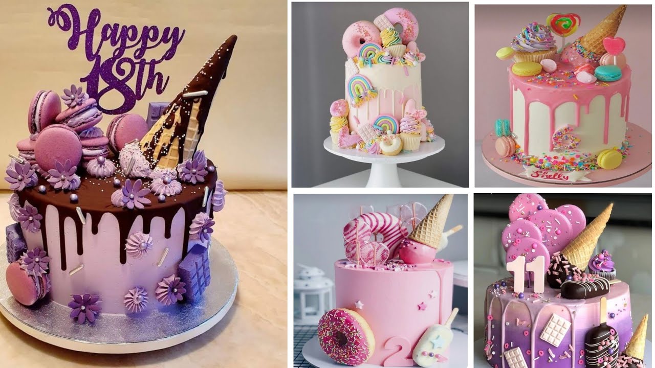 Amazing and Elegant Candy Land Theme Birthday Cake🎂candy cake tower💞 ...