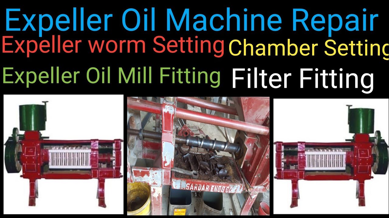Expeller Oil Machine Fitting Expeller Worm Setting Expeller Fitting Tel ...