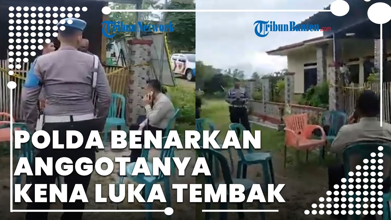 Kena Luka Tembak Senjata Api Dinas, Polda Banten Benarkan Anggotanya ...