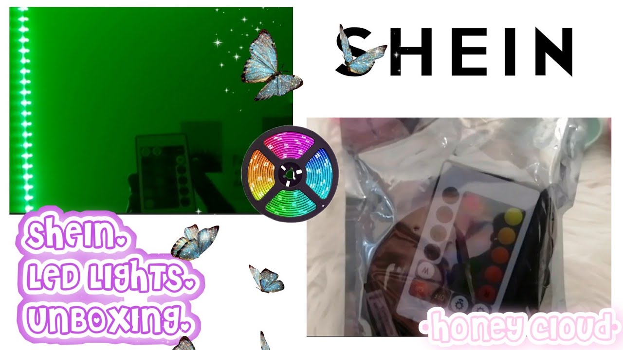 unboxing SHEIN LED LIGHTS with me | *aesthetic & good priced* - YouTube