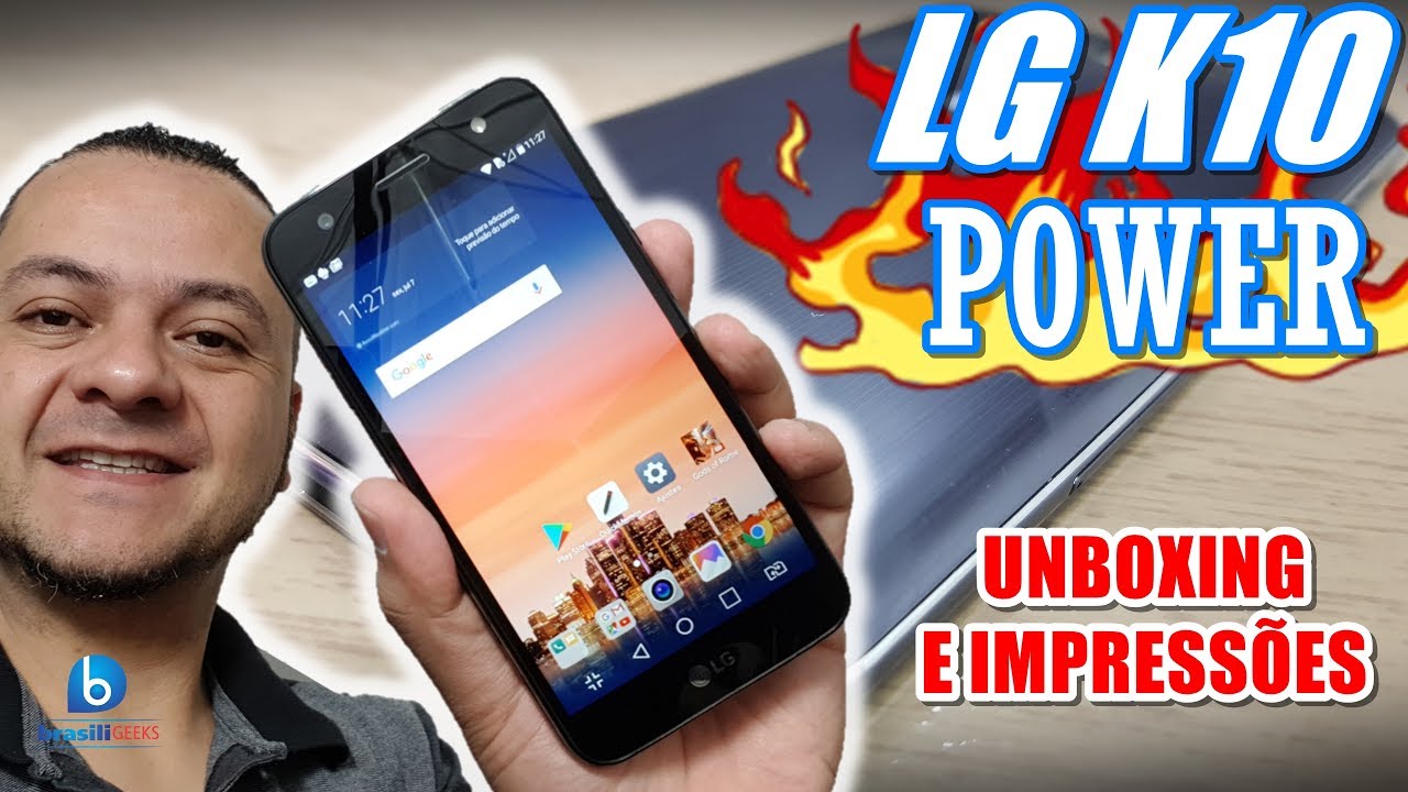 LG K10 POWER - Bateria MONSTRO por MENOS de 900 reais! Unboxing e ...