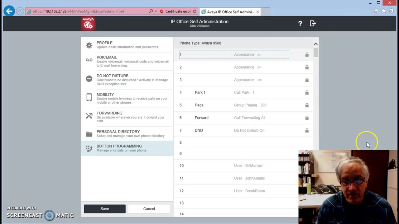 IP Office Release 9.1 - End User Web Interface - YouTube