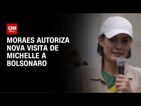 Moraes autoriza visitas de Michelle e Carlos a Bolsonaro na PF | LIVE CNN