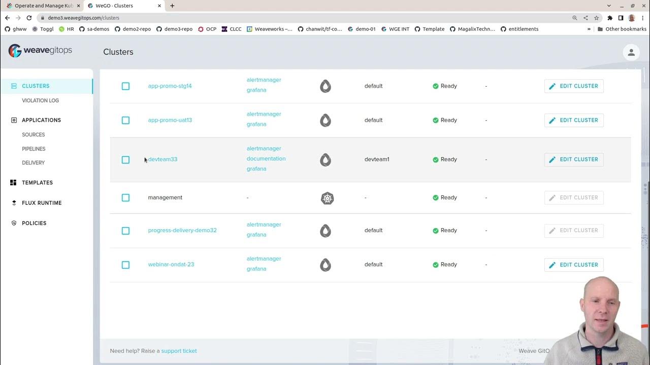 Cluster Tenancy - Weave GitOps Enterprise Demo - YouTube