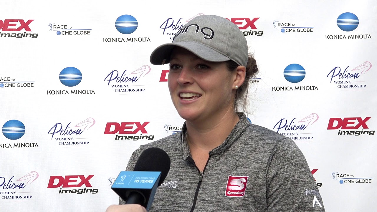 Ally McDonald: Saturday interview Pelican Women's Championship - YouTube