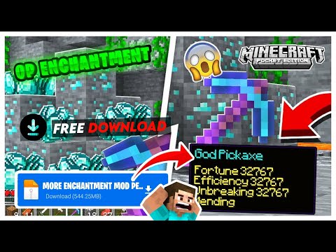 More enchantment mod for Minecraft pocket edition | op enchantment ...