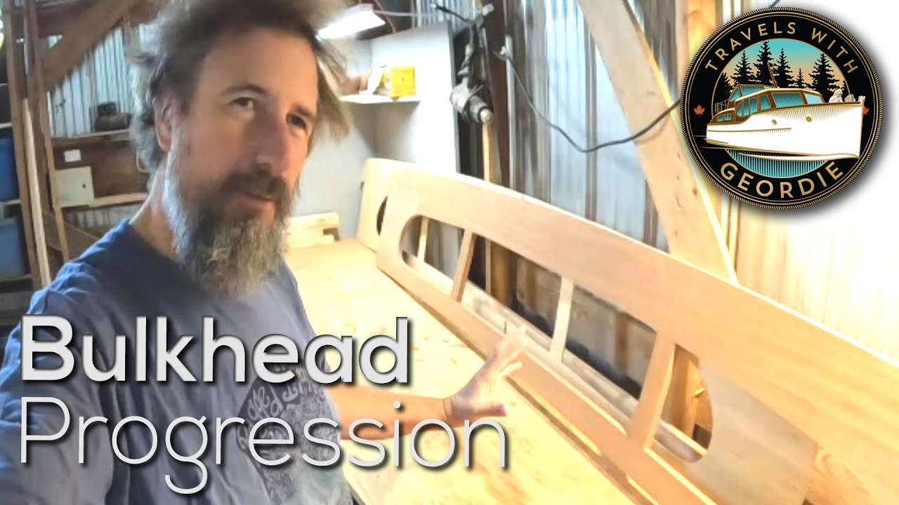 Bulkhead Progression - #335 - Boat Life - Living aboard a wooden boat ...