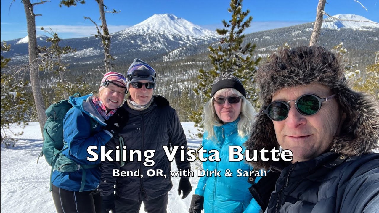 Skiing Vista Butte - YouTube