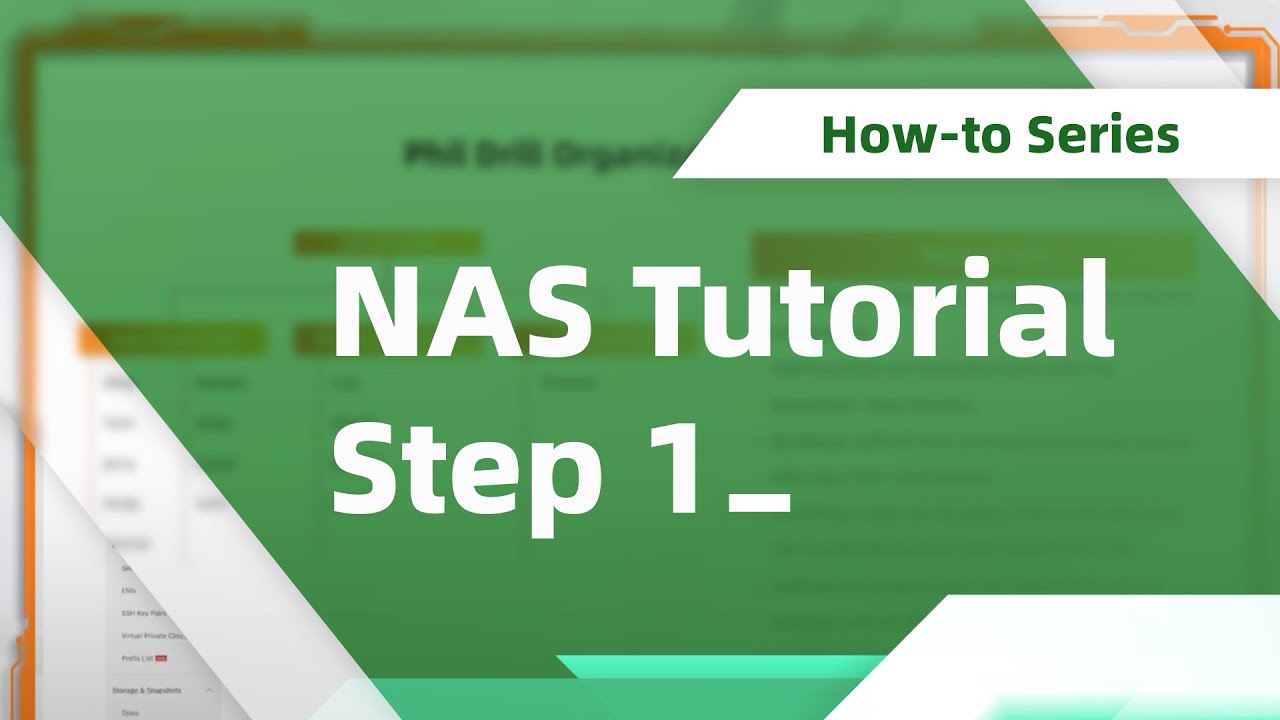 How-to | NAS Tutorial Step 1 - YouTube