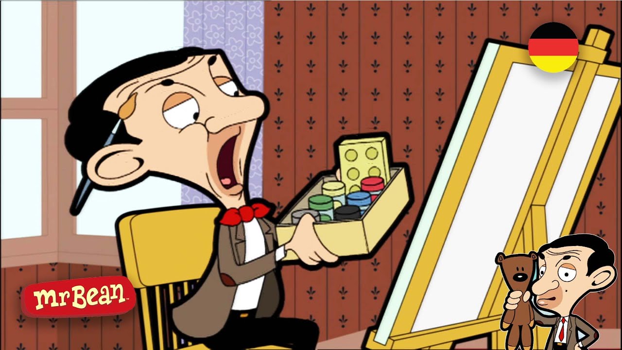 Mr Bean wird kunstvoll furzig | Mr. Bean Zeichentrick Episoden | Mr ...