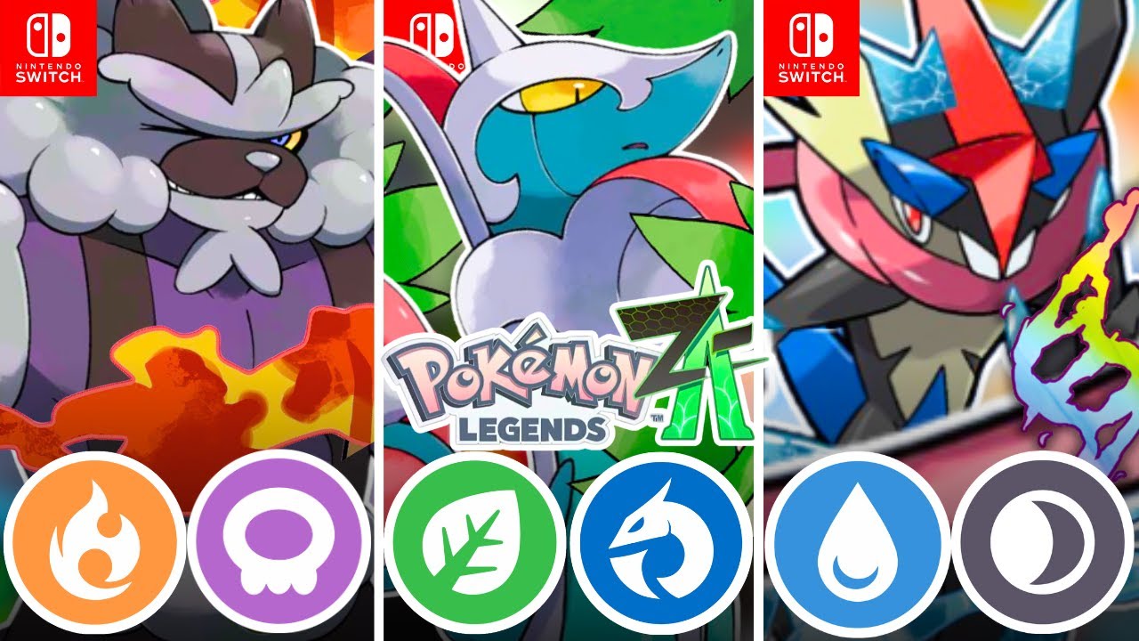 NEW Starter Pokémon for Legends Z-A - YouTube