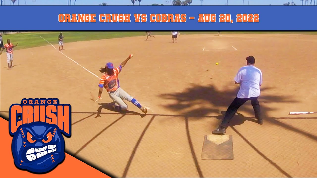 Softball | Orange Crush vs Cobras | August 20, 2022 - YouTube
