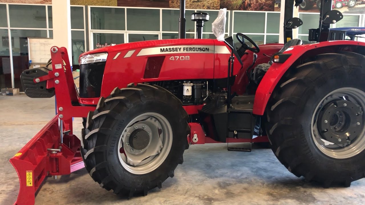 มาใหม่!! รถไถแมสซี่ Mf 4708 ขนาด 85 แรง รุ่นใหม่ล่าสุด ล้อใหม่หล่อมาก ...