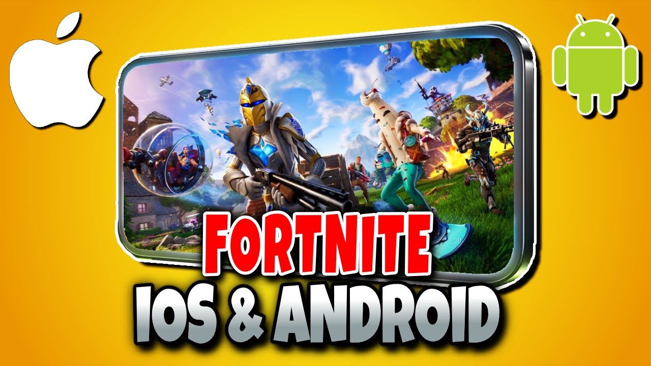Comment Jouer a Fortnite sur Mobile IOS et Android - YouTube