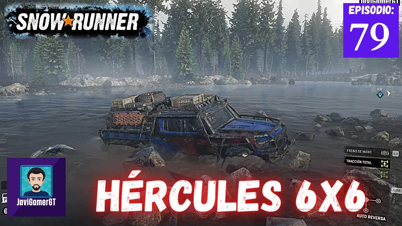 SnowRunner PC #79 - Difícil exploración con el Hércules - YouTube