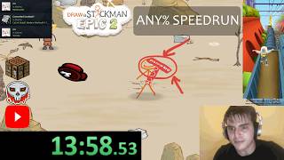 Draw A Stickman: Epic 2 - Any% Speedrun - 26:45.41