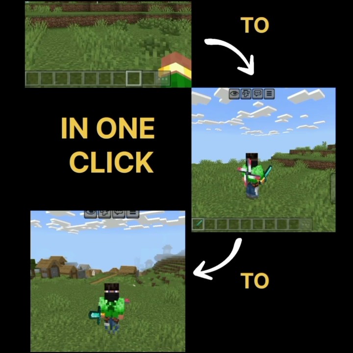 How to change POV without any mod in Minecraft 🤫 #minecraft # ...