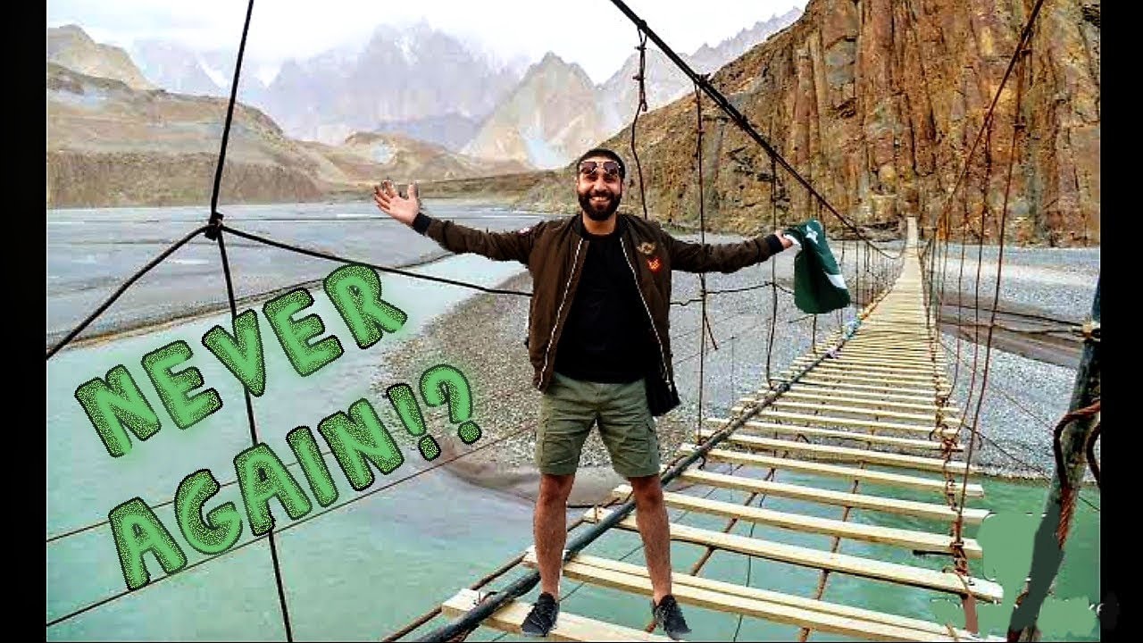 Hussaini Bridge Hunza | World's Most Dangerous Bridge in Pakistan ...
