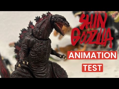 Shin Godzilla stop motion Animation Test - YouTube
