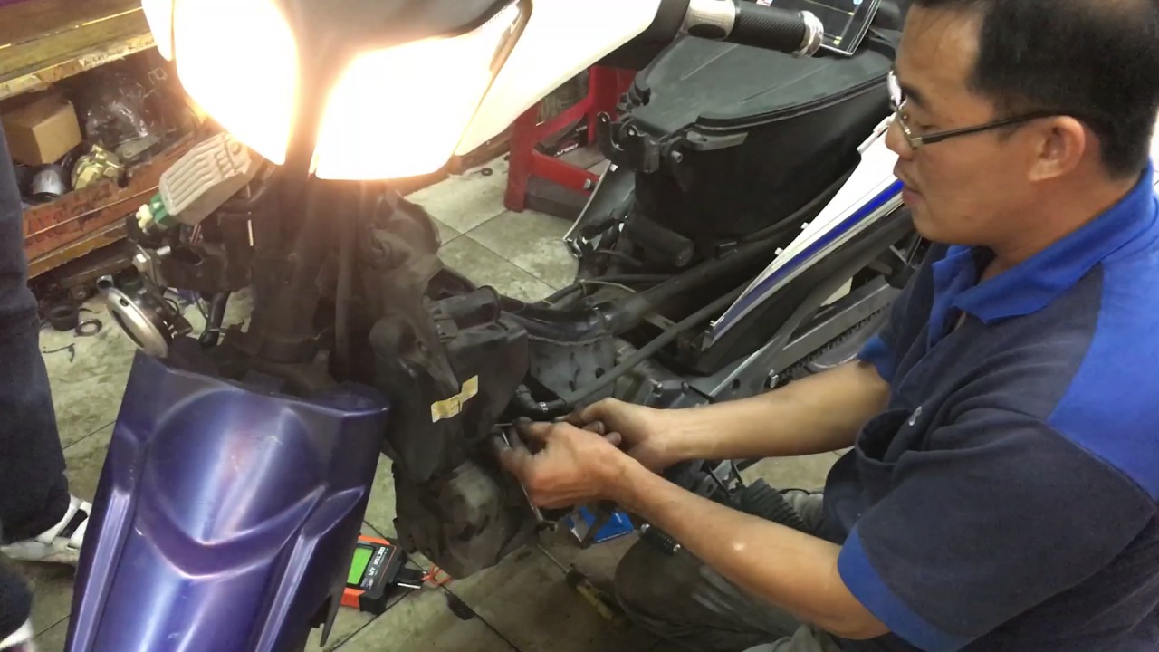 Legenda115 FI FID APITech Set Timing Standard Motor - YouTube