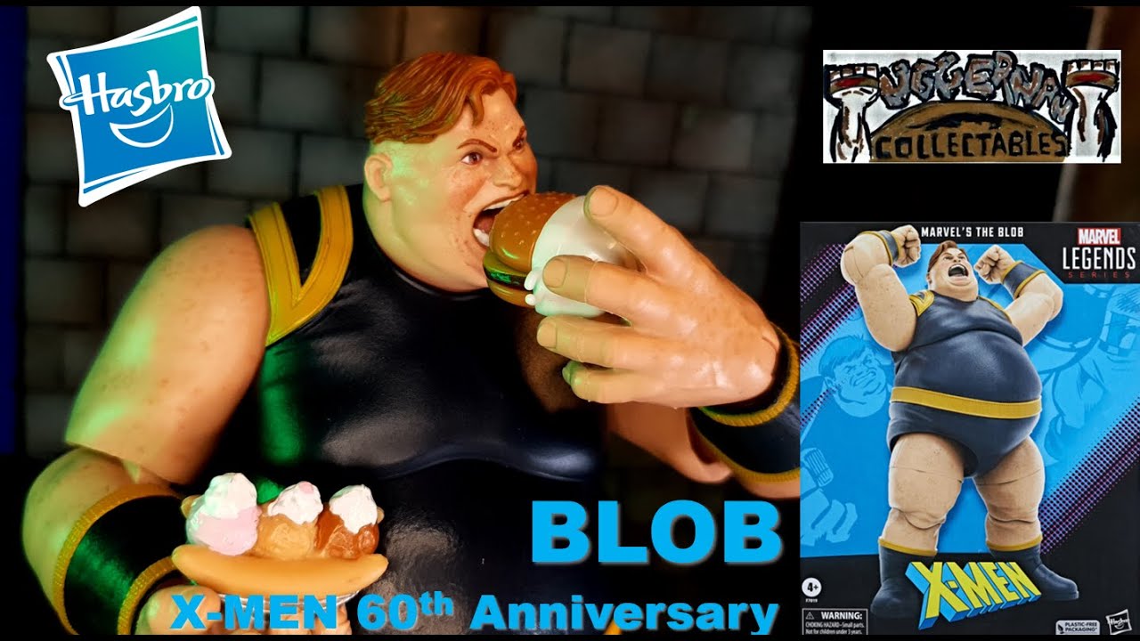 X-men Blob Marvel Legends Hasbro Action Figure Review - YouTube