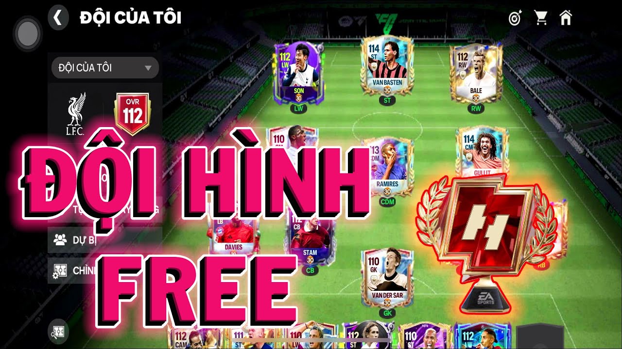 FC MOBILE | Bí Kíp Lên Rank Đỏ Với Đội Hình Toàn Hàng Free - YouTube