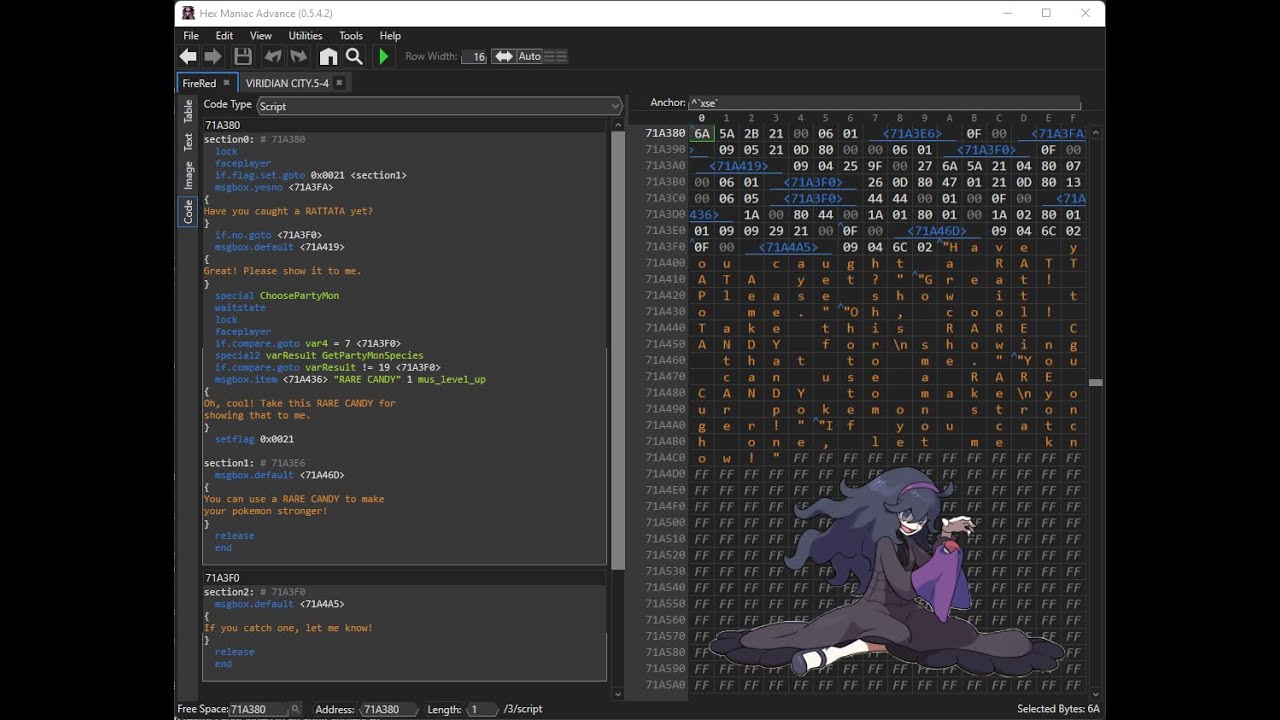 Script Editing with HexManiacAdvance - YouTube