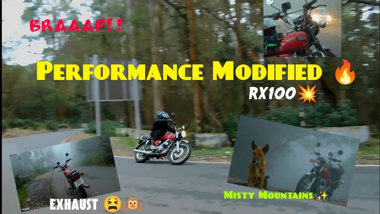 RX Performance Modified🔥 | Exhaust 💥 | Hills Station | Legendary Bike 😧 | RX100 | #2stroke - YouTube
