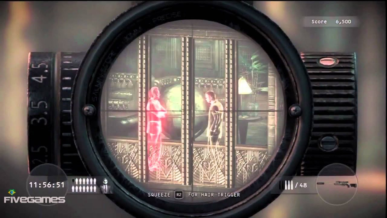 Hitman: Absolution - Sniper Challenge Gameplay [HD] - YouTube