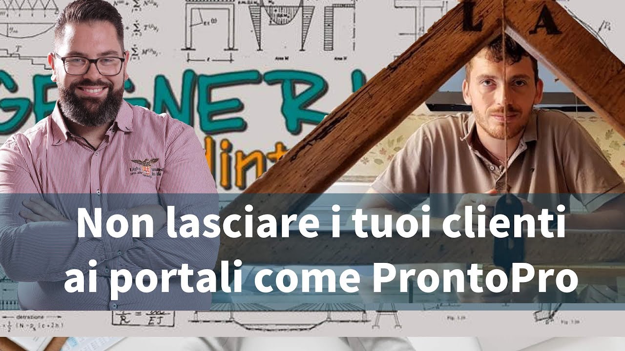 Come non lasciare i tuoi clienti ai portali come ProntoPro - YouTube