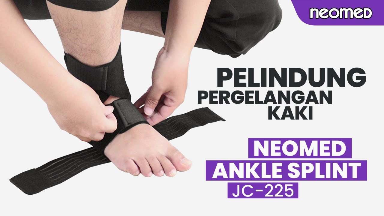 Pelindung Pergelangan Kaki Neomed JC-225 Neo Ankle Splint - YouTube